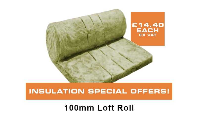 100mm Loft Roll Small Banner - Building Shop